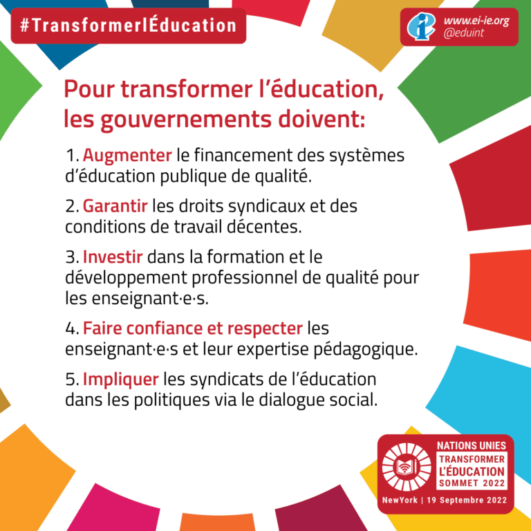 Sommet mondial pour l’Éducation : Quelle parole va porter la France ...