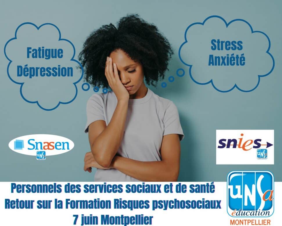 Montpellier, se former aux risques psychosociaux avec l'Unsa Education ...