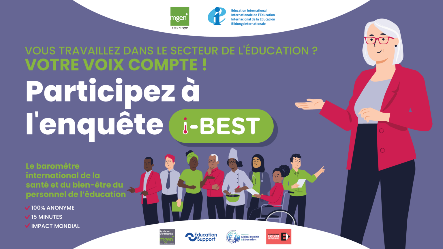I-BEST 2026 : Prendre le pouls des personnels éducatifs, partout dans ...