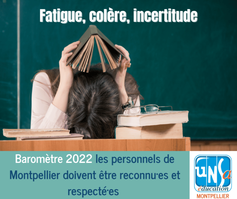 Baromètre Montpellier : des personnels en manque de reconnaissance ...