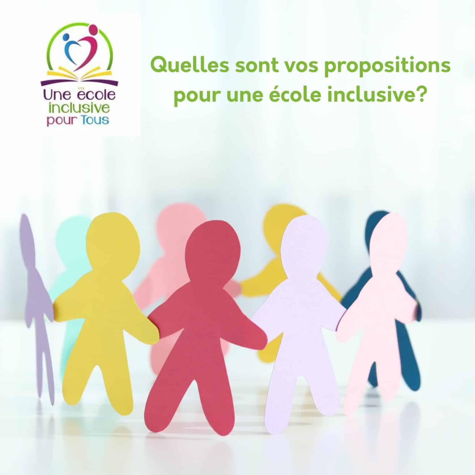 Vos propositions pour une école inclusive - UNSA‑Education.com