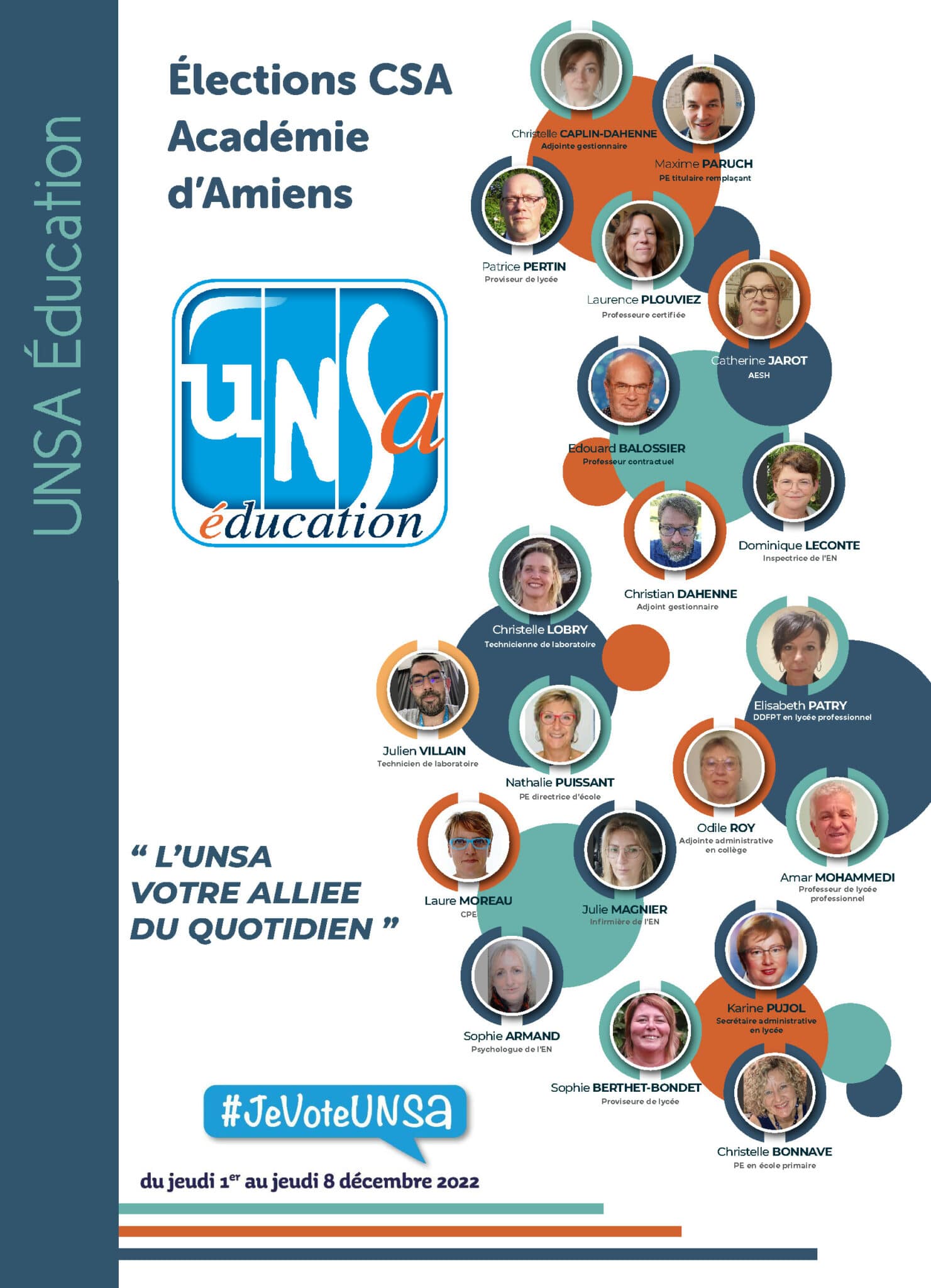 Liste de l'Unsa-Education Académie d'Amiens pour le CSA - UNSA ...
